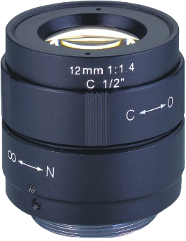 12mm C-Mount Lens 1/2" | Vision Dimension