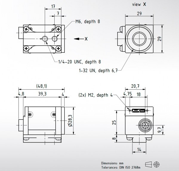 USB 3.0 monochrome Industrial Camera DFK 23UP1300 The Imaging Source ...