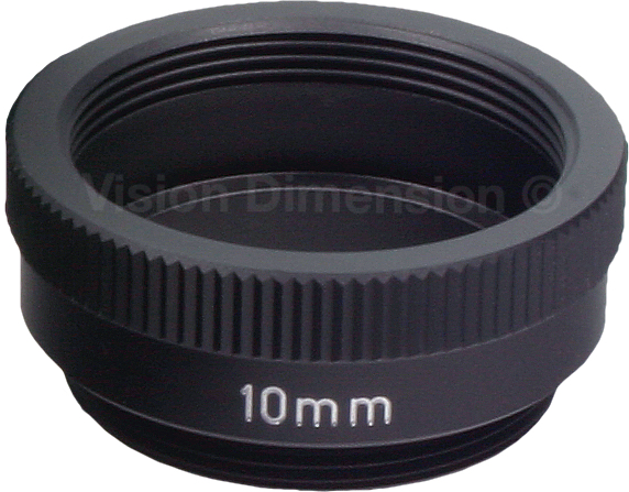 10 mm Extension Ring C-CS-Mount EXT-10 Tube matte black (antireflection ...
